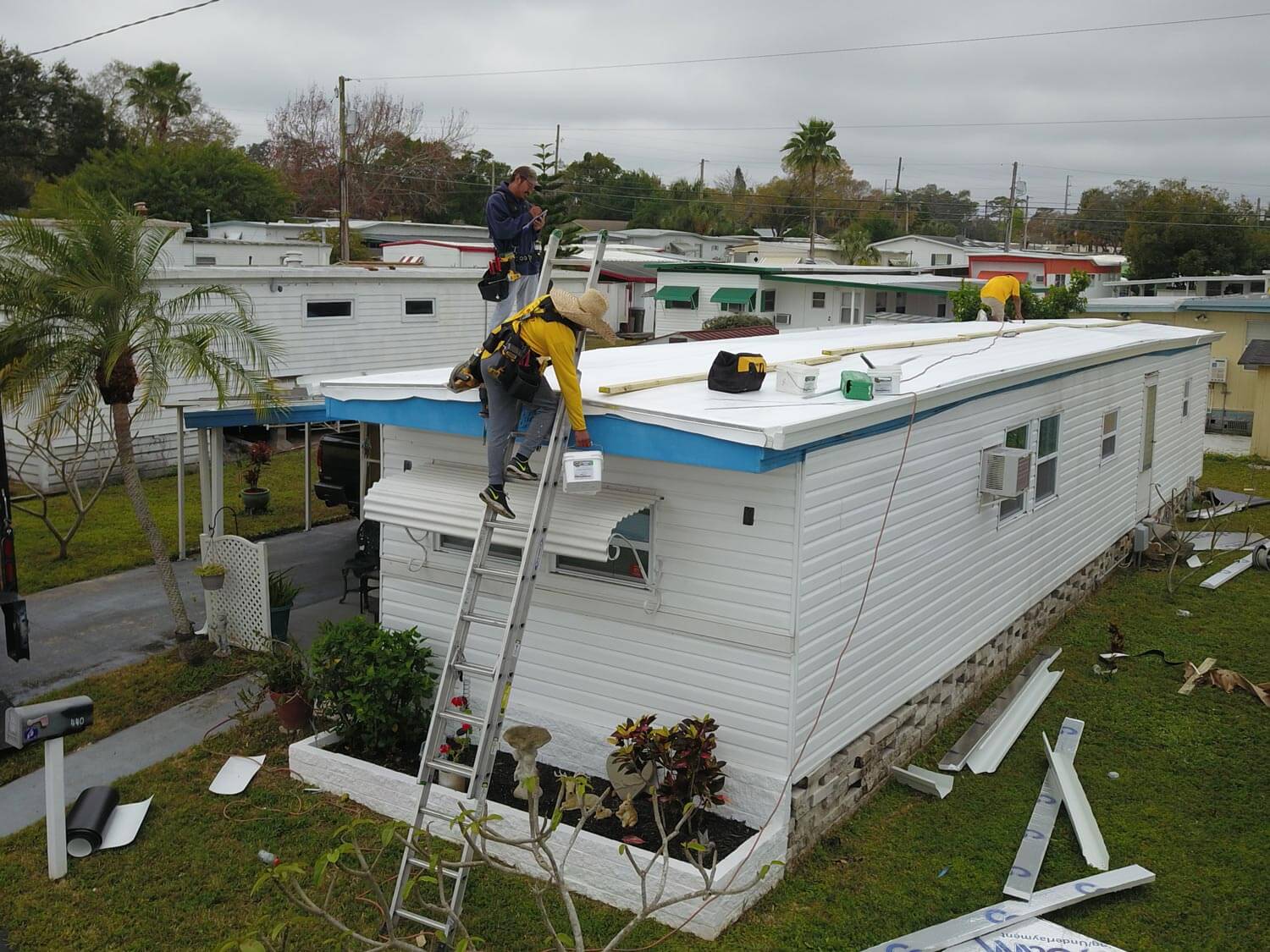 Mobile Home Roof Over | TPO Roofing For Manufactured Homes